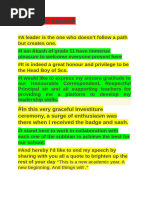 Program List of Investiture Ceremony | PDF | Social Science