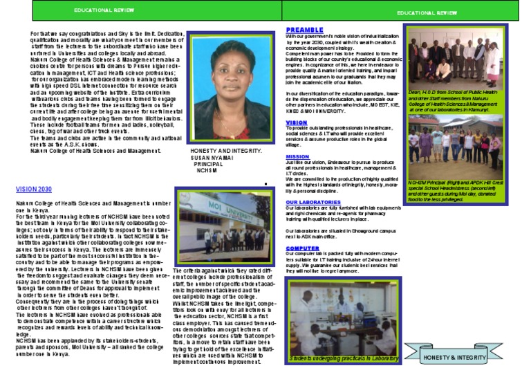 College Magazine Page 2 | PDF | Lecturer | University