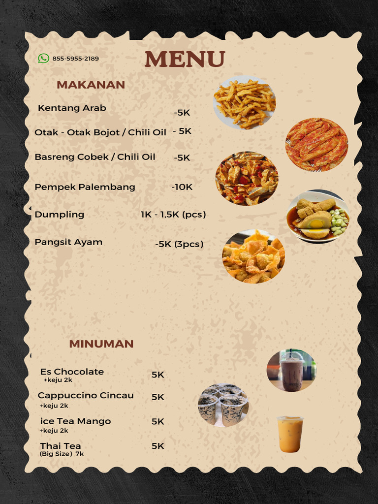 Krem Sederhana Daftar Menu Makanan | PDF