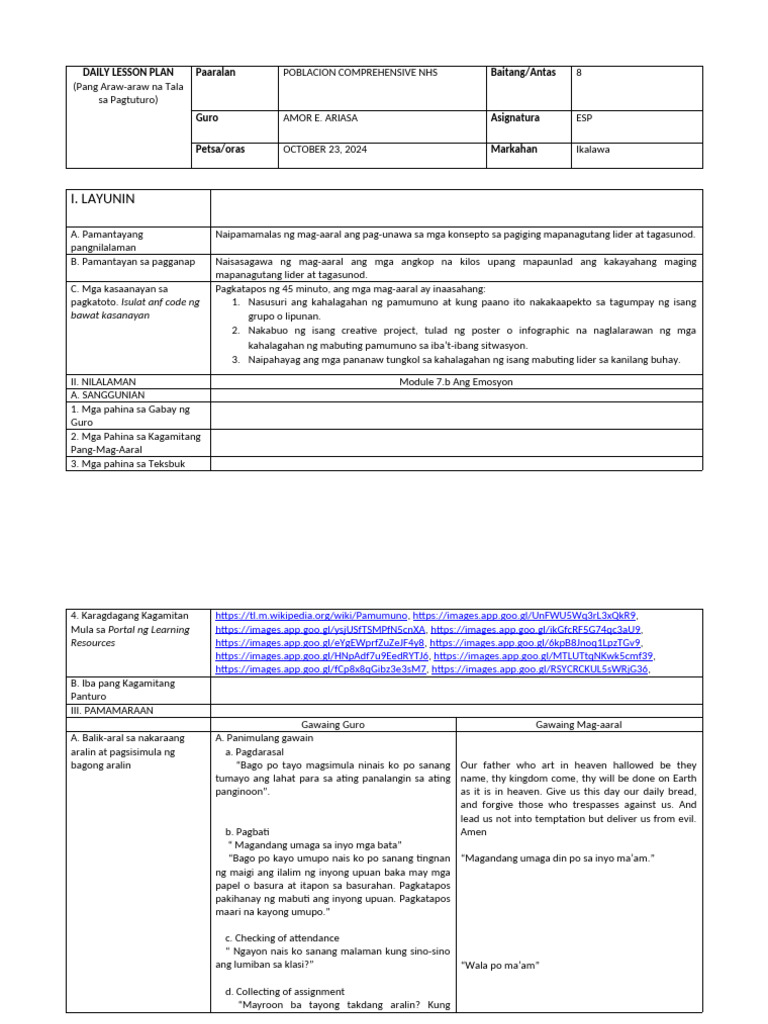 DLP ESP8 Amor 5 Final | PDF