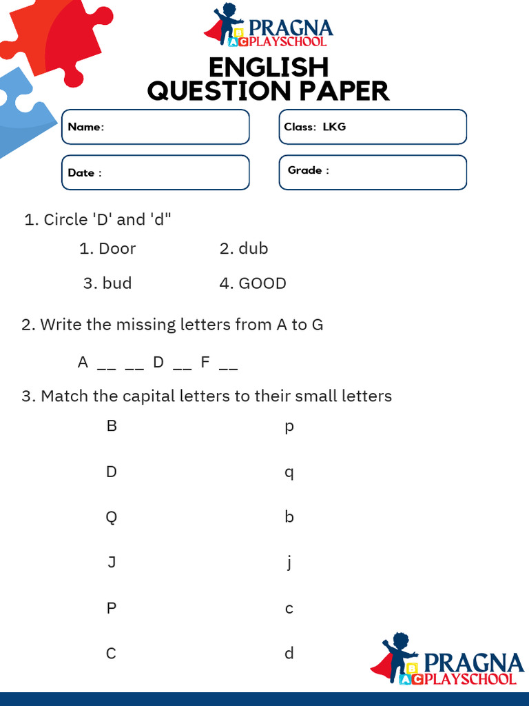 LKG Kids English | PDF