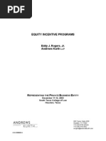 Phantom Equity Ownership Agreement | Arbitration | Stocks