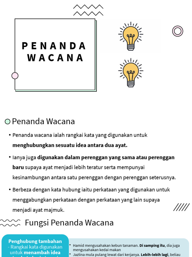 Penanda Wacana | PDF