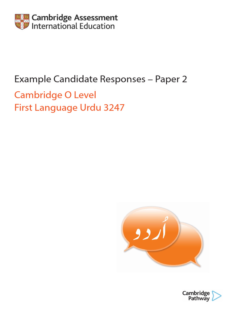 3247 Example Candidate Responses Paper 2 | PDF | Learning | Cognition