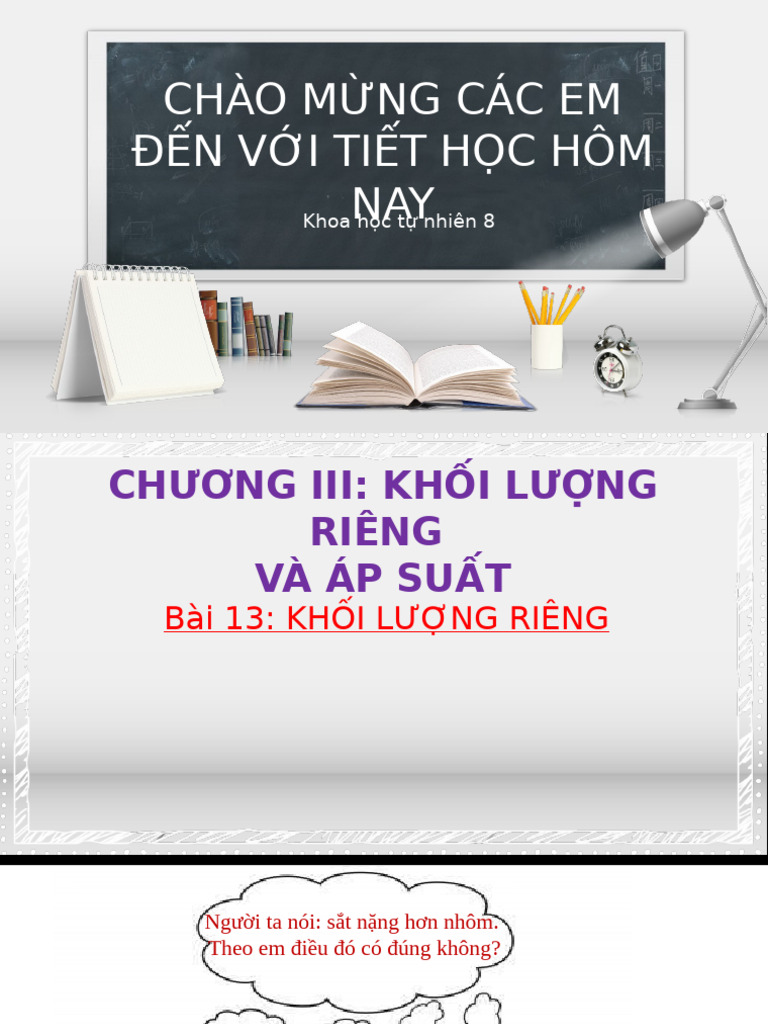 Bai 13. Khoi Luong Rieng | PDF