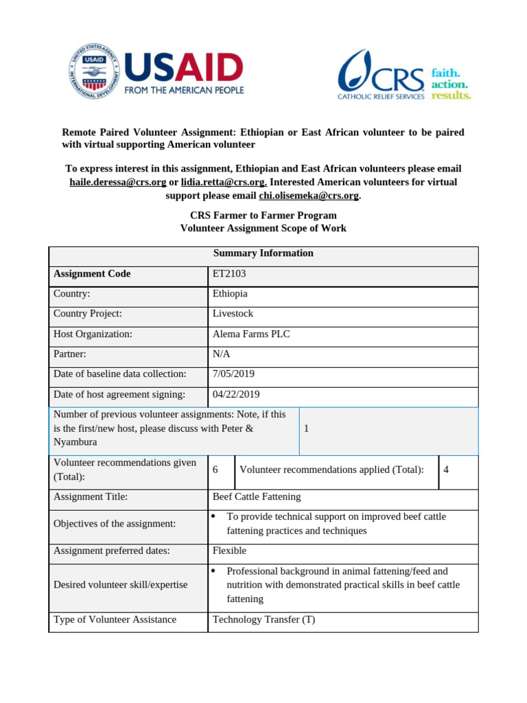 ET2103 Beef Cattle Fattening For Alema Farms Approved | PDF ...