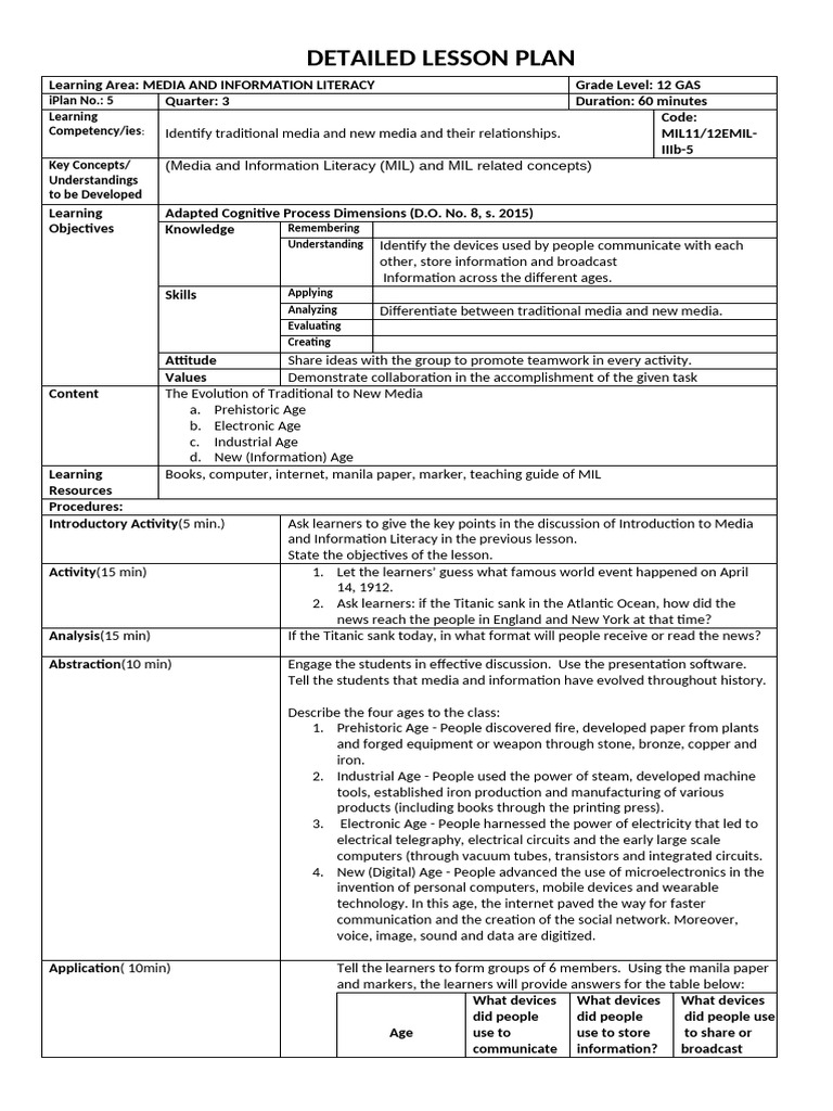 Milq3 LC5 | PDF | Learning | Information Literacy