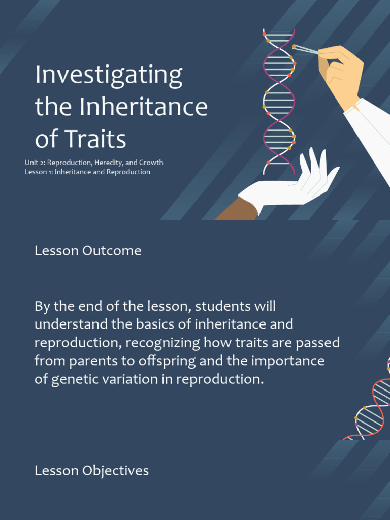 Inheritance and Reproduction | PDF | Dominance (Genetics) | Heredity