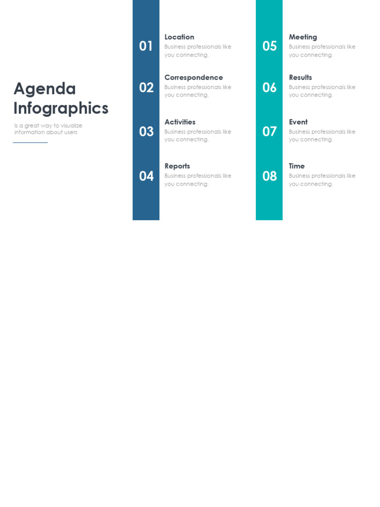 Agenda Infographics 1 - PowerPoint Template | PDF | Computer Graphics ...