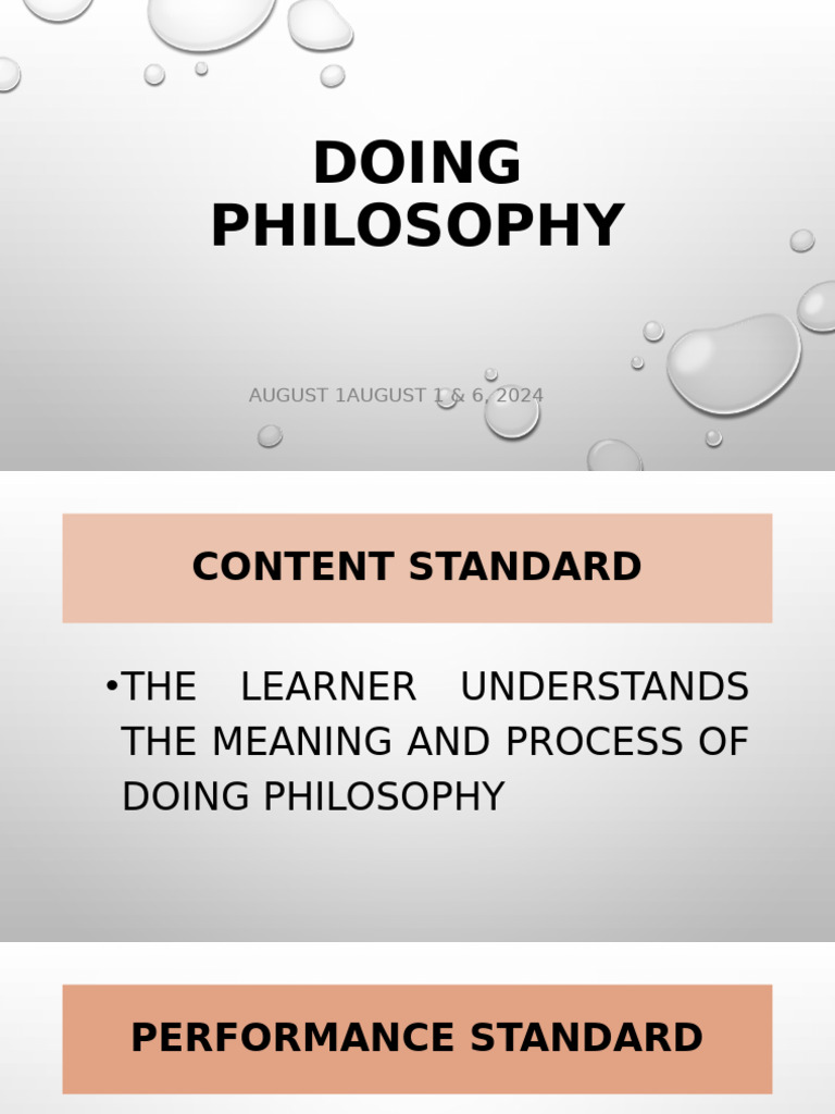 Doing Philosophy Student | PDF | Reason | Knowledge