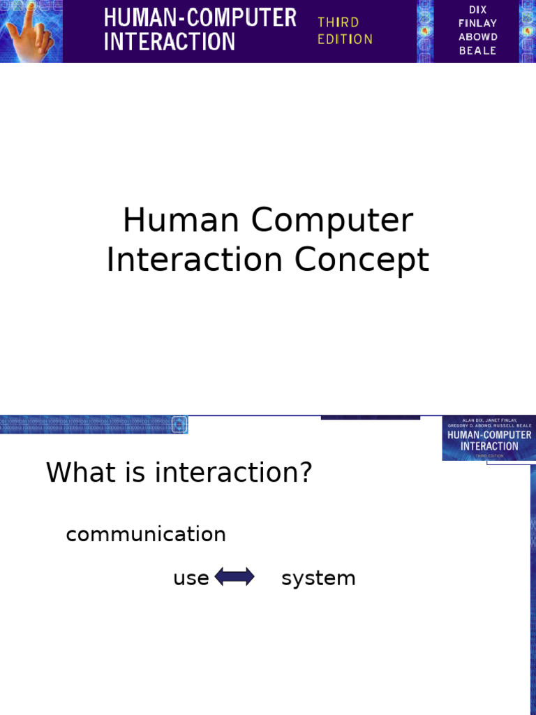 Pertemuan Ke 1-Human Computer Interaction Concept | PDF | Goal ...