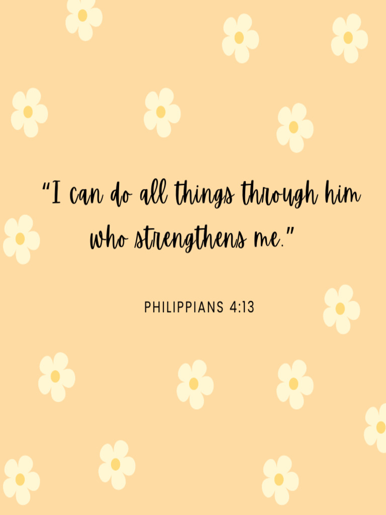Strength Through Faith: Bible Verses | PDF
