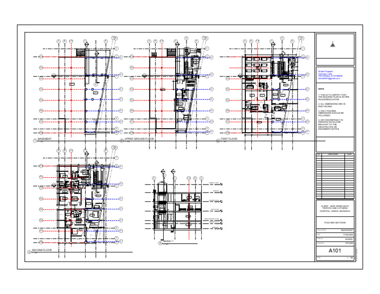 A-101 - Plans and Sections | PDF