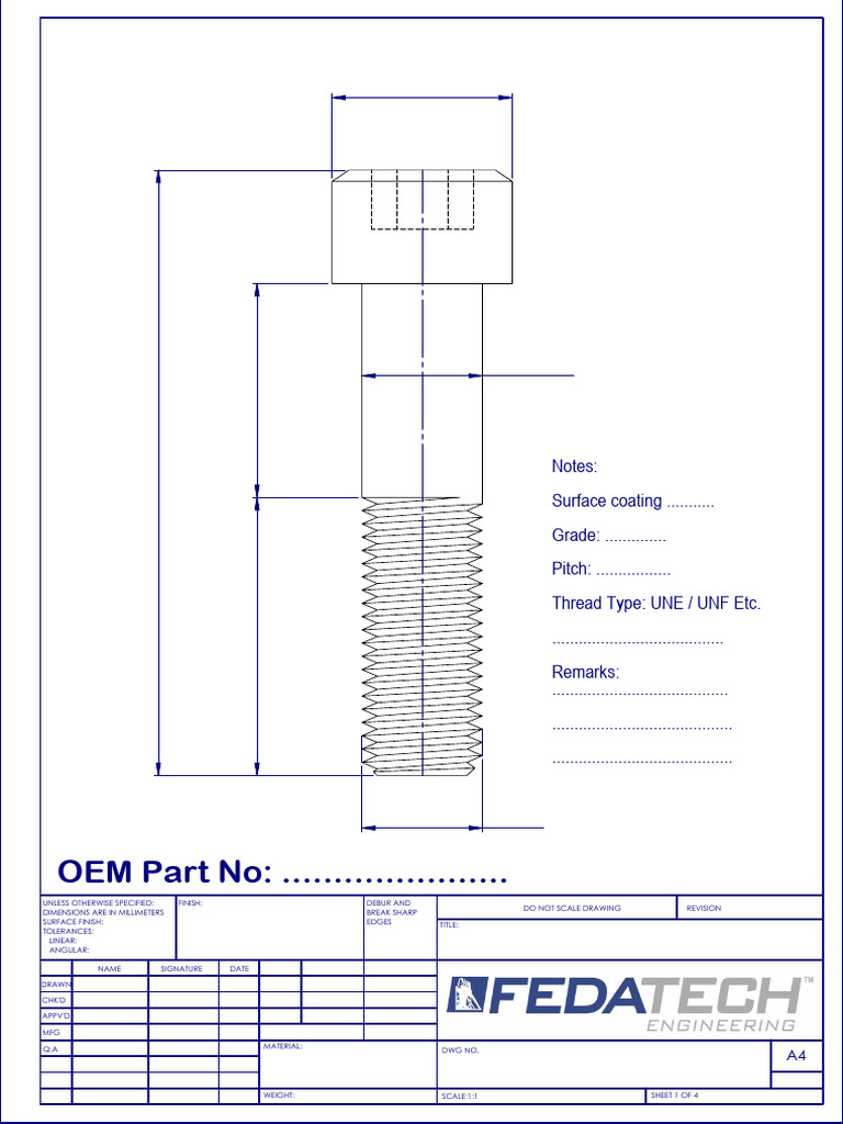 Fastner Master Blank Sheets | PDF | Metalworking