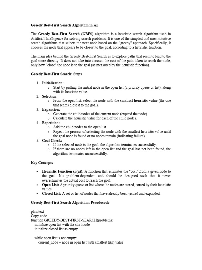 Greedy Best and A - Star | PDF | Applied Mathematics | Computer Programming