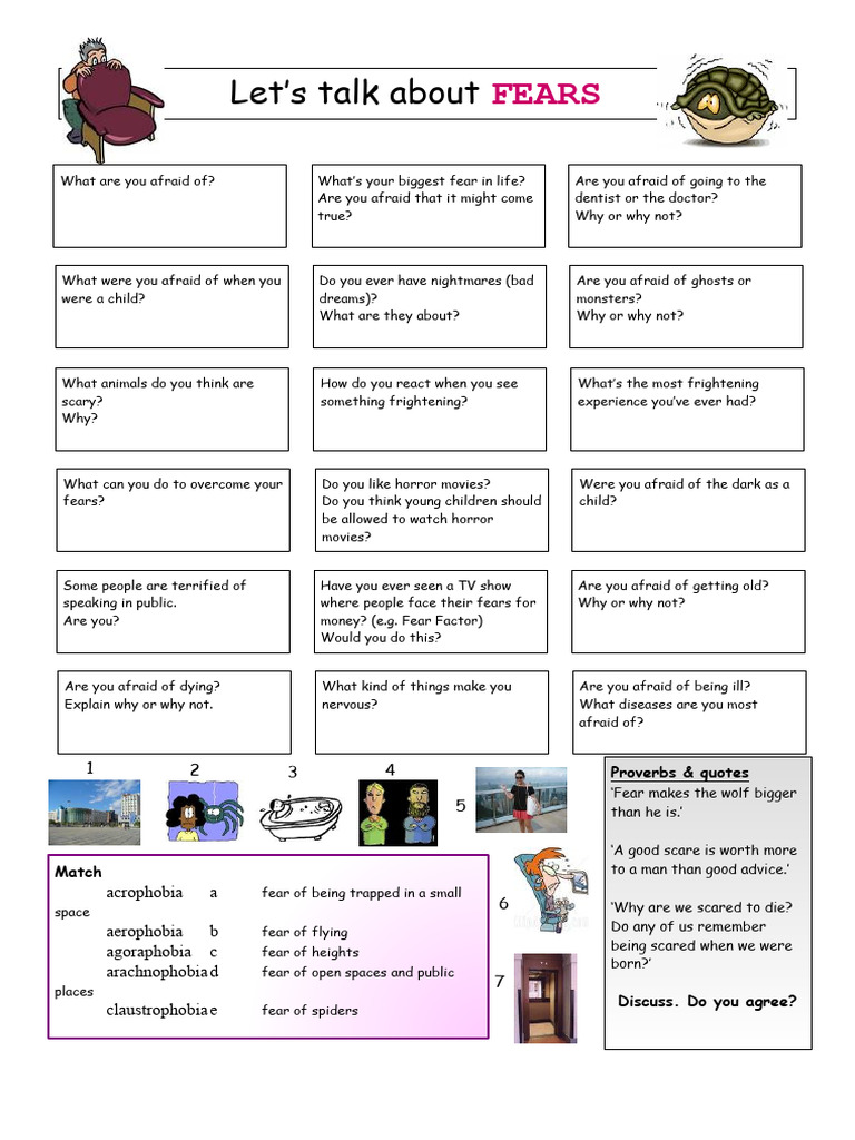 Lets Talk About Fears Activities Promoting Classroom Dynamics Group ...