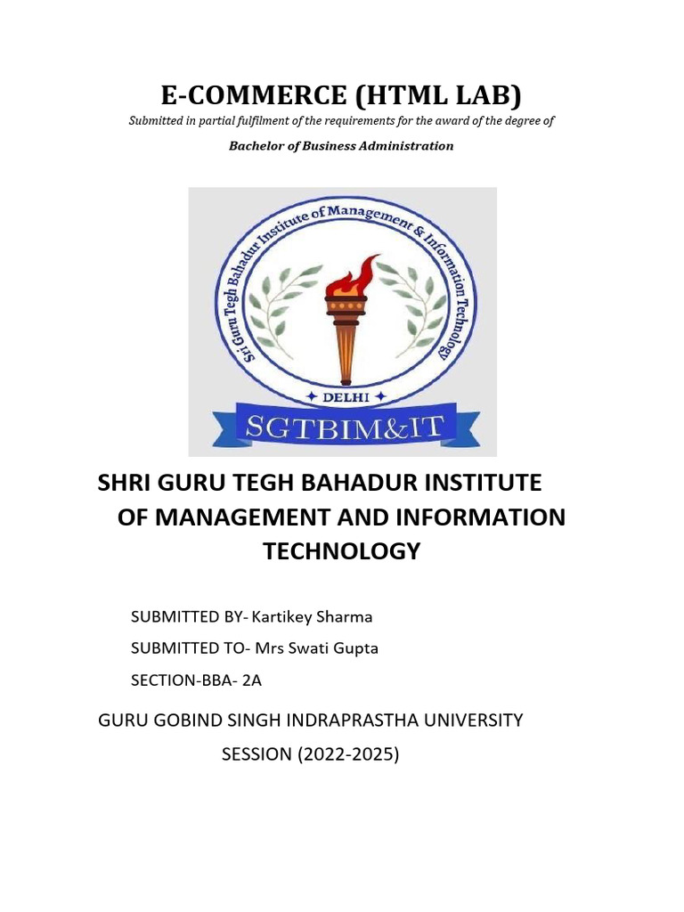 Kartikey Sharma HTML File | PDF | Html Element | Html