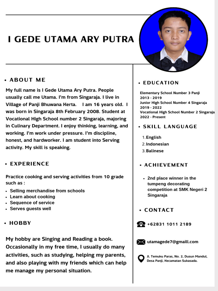 I Gede Utama Ary Putra F&B Service - 20241021 - 184456 - 0000 | PDF