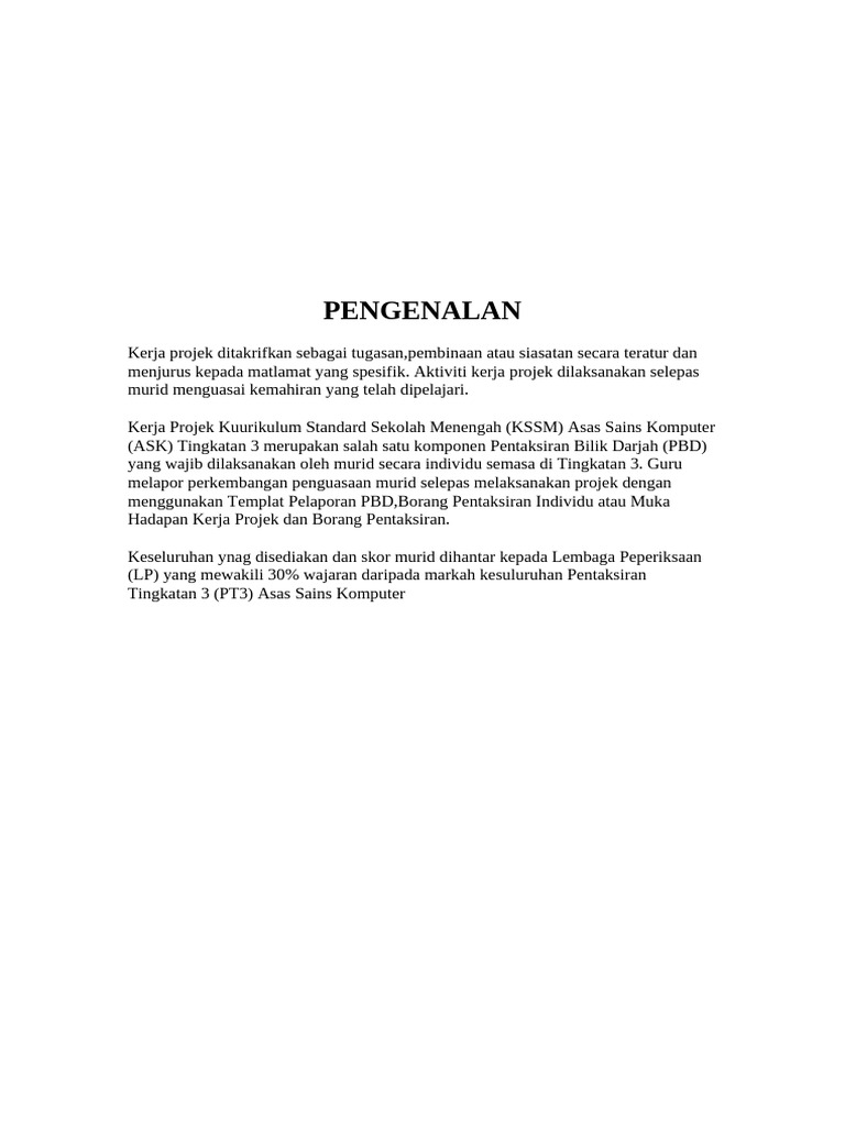 Ask Pelaporan (Final) | PDF