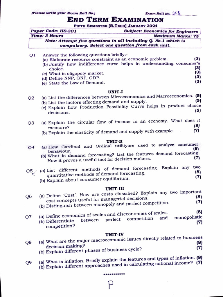 Economics ICE 2023 | PDF | Economics | Demand