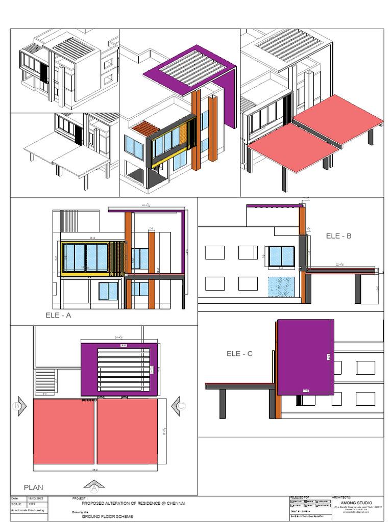 Chennai Kilpauk Elevation-Marking GF | PDF