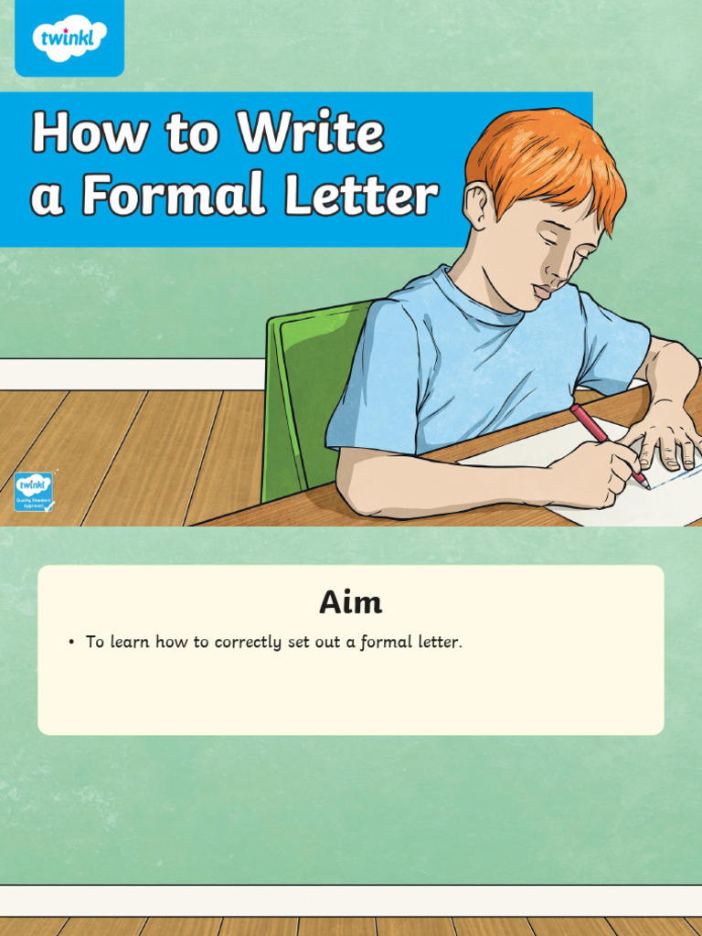 Writing A Formal Letter (English W&G) | PDF | Madam