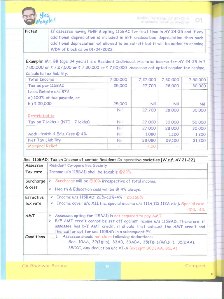 BB Sir - Compact Nov 24 (CAF) - 20 | PDF | Alternative Minimum Tax | Taxes