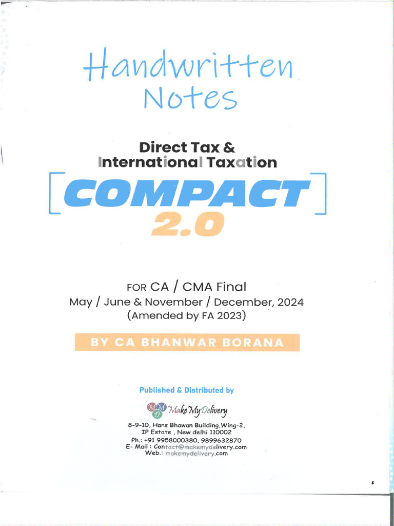 BB Sir - Compact Nov 24 (CAF) - 1 | PDF | Law