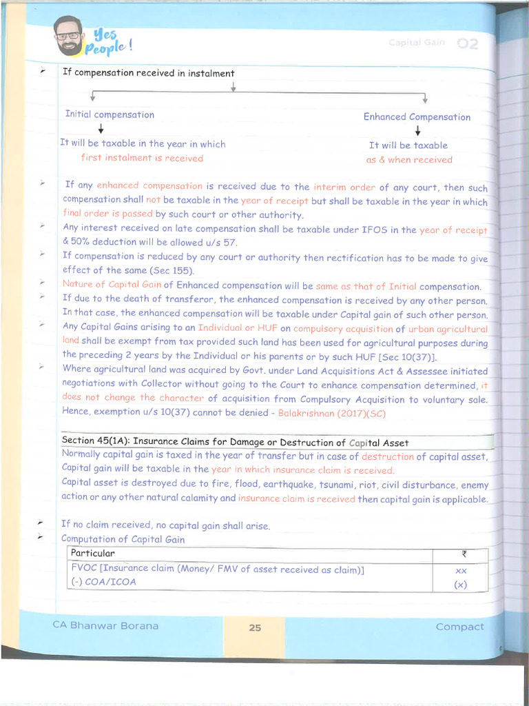BB Sir - Compact Nov 24 (CAF) - 32 | PDF | Capital Gain | Taxation