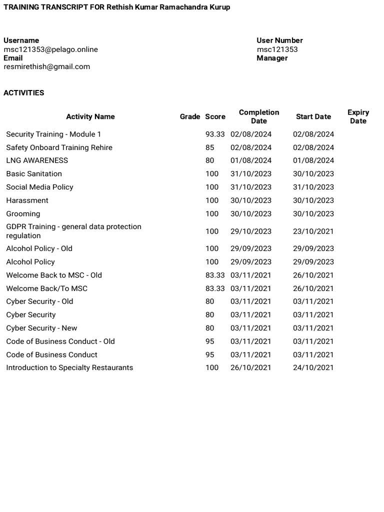 MSC Pelago App Training Overview | PDF | Business | Computers