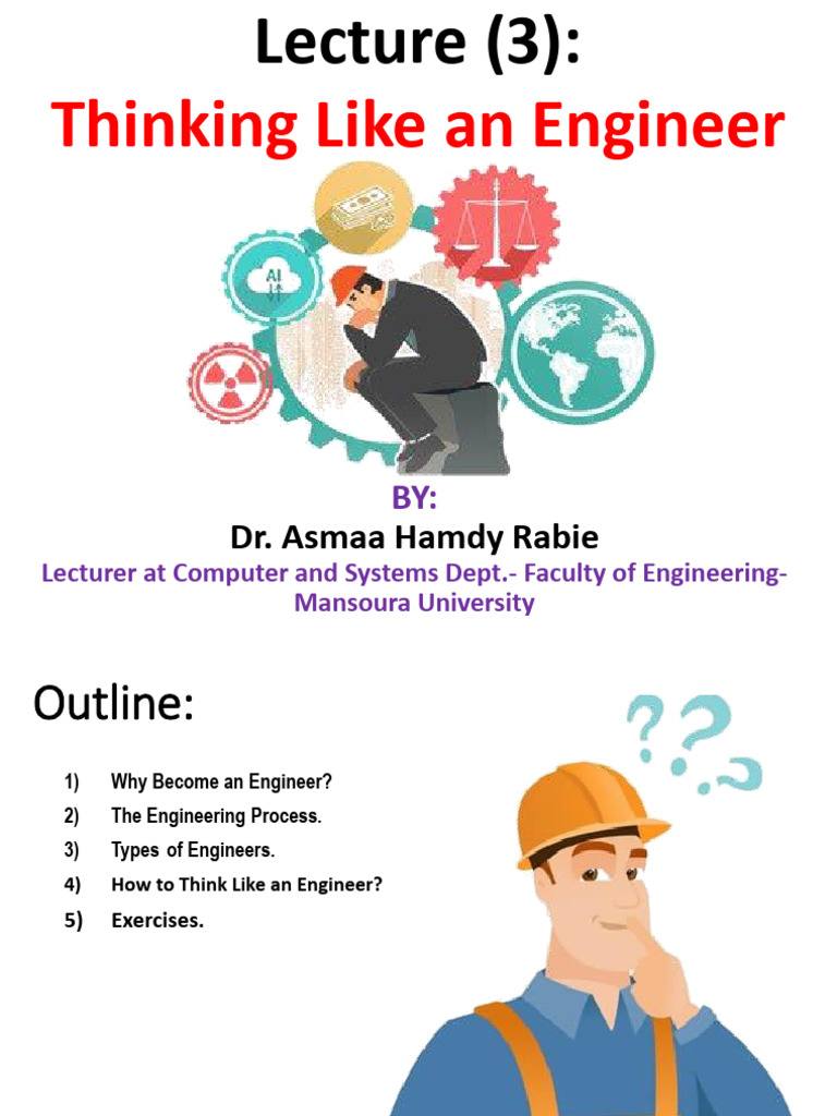 Lecture 3 (Thinking Like An Engineer) | PDF | Engineering | Creativity