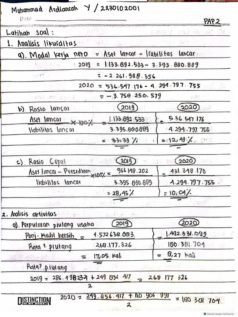 (2001) - Muhammad Ardiansah Y - PAP2 - Latsol | PDF