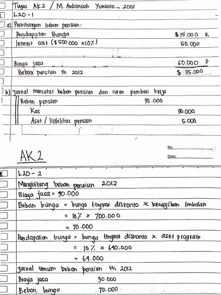 2001 - Muhammad Ardiansah - Bab 20 Ak2 | PDF