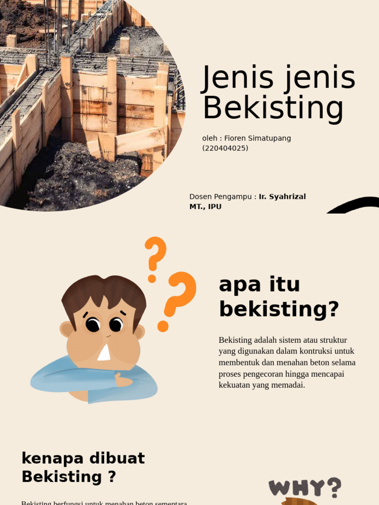 Jenis-Jenis Bekisting dalam Konstruksi | PDF | Teknologi & Rekayasa ...
