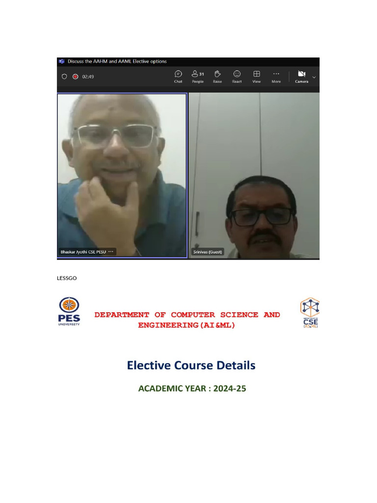 Electives 5th SEM AIML Infooo REAL ONE | PDF | Applied Mathematics | Theoretical Computer Science