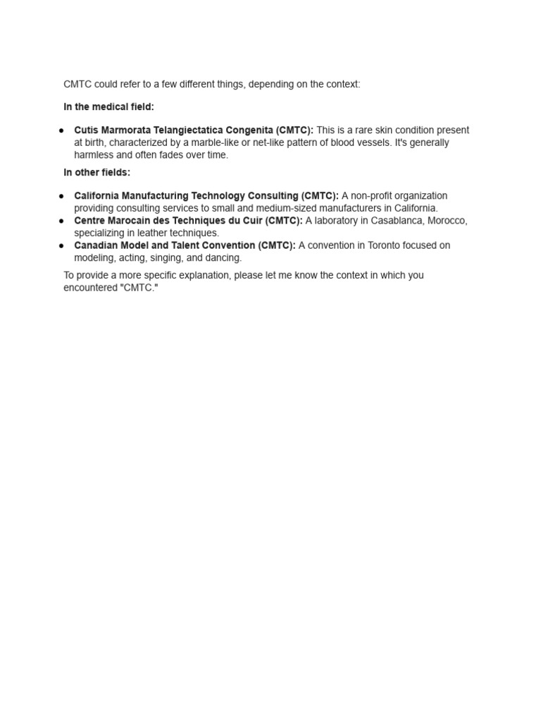 CMTC | PDF | Technology & Engineering