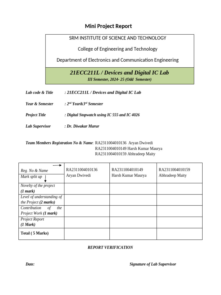 Mini Project Report (1) DRM | PDF | Electronic Engineering | Electronic Design