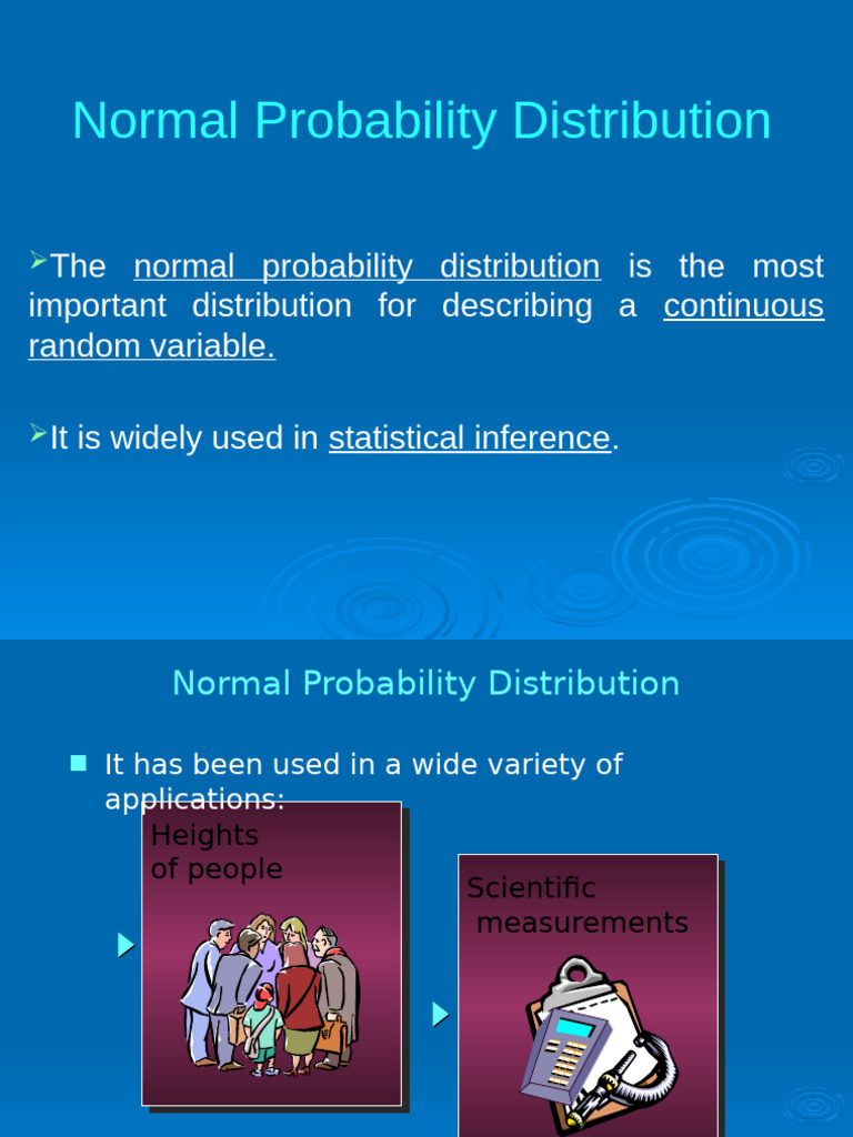 1normal Probability Distribution 1 | PDF | Normal Distribution ...