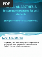 Overview of General Anaesthesia Types | PDF | Anesthesia | Pharmacology