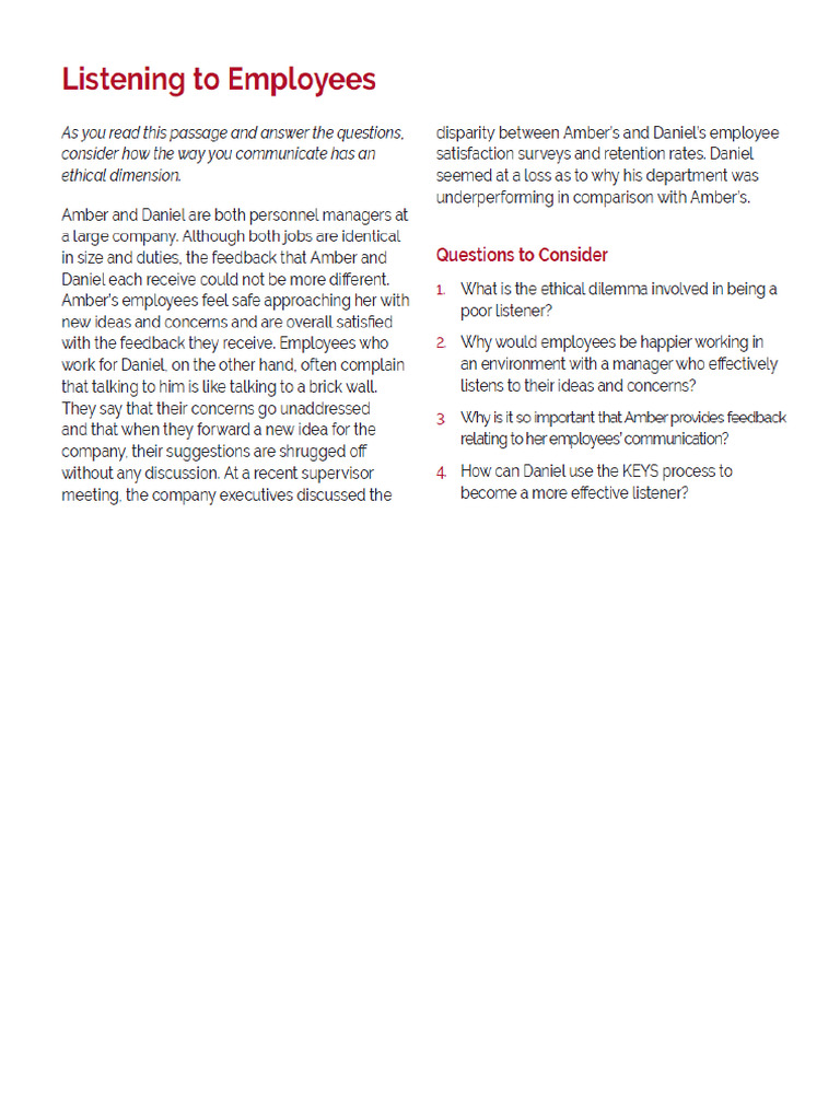Caselet-Listening lec 3 | PDF