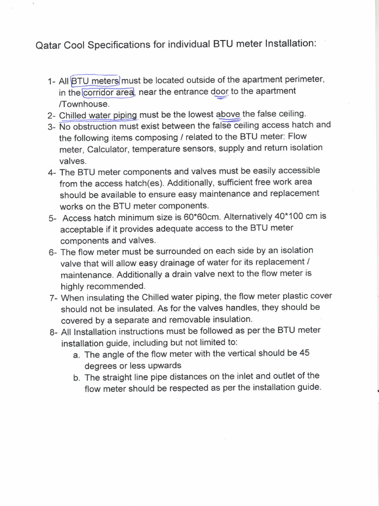 Qatar Cool Specifications0001 | PDF