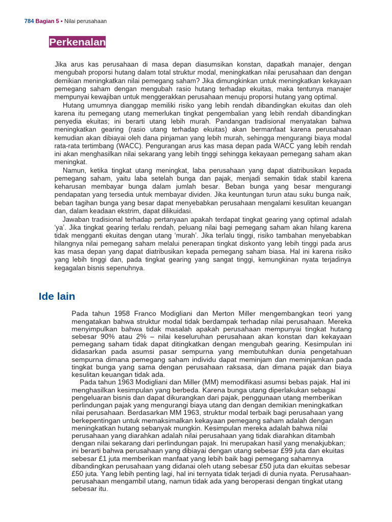 Salinan Terjemahan Corporate Financial Management 6th Edition (2019 ...