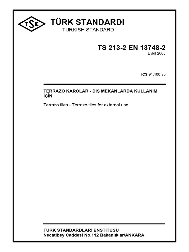 TS 213-2 en 13748-2 | PDF