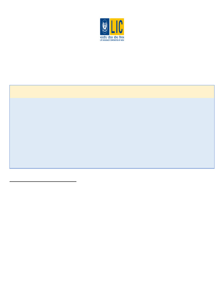 LIC Index Plus: Policyholder Guide | PDF | Insurance | Value Added Tax