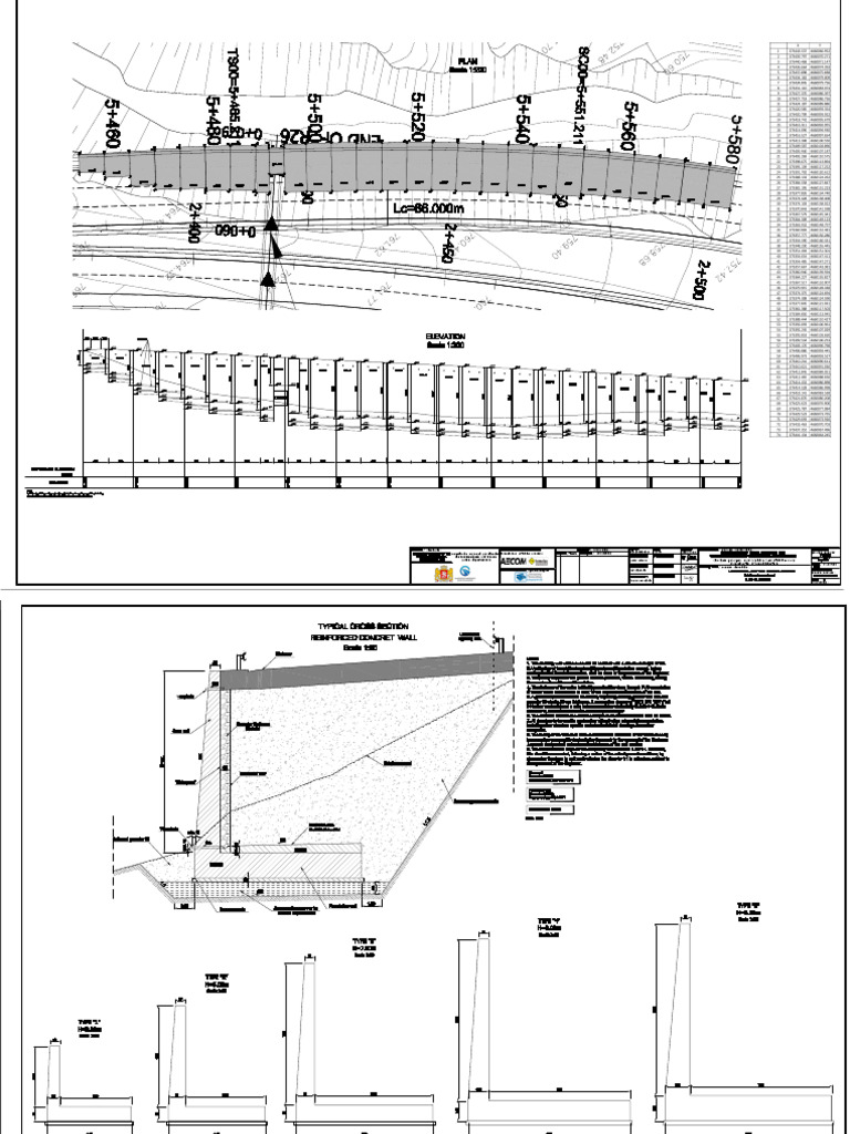LB11 - Reinforced Concrete Wall KM 5+455 - KM 5+583 | PDF