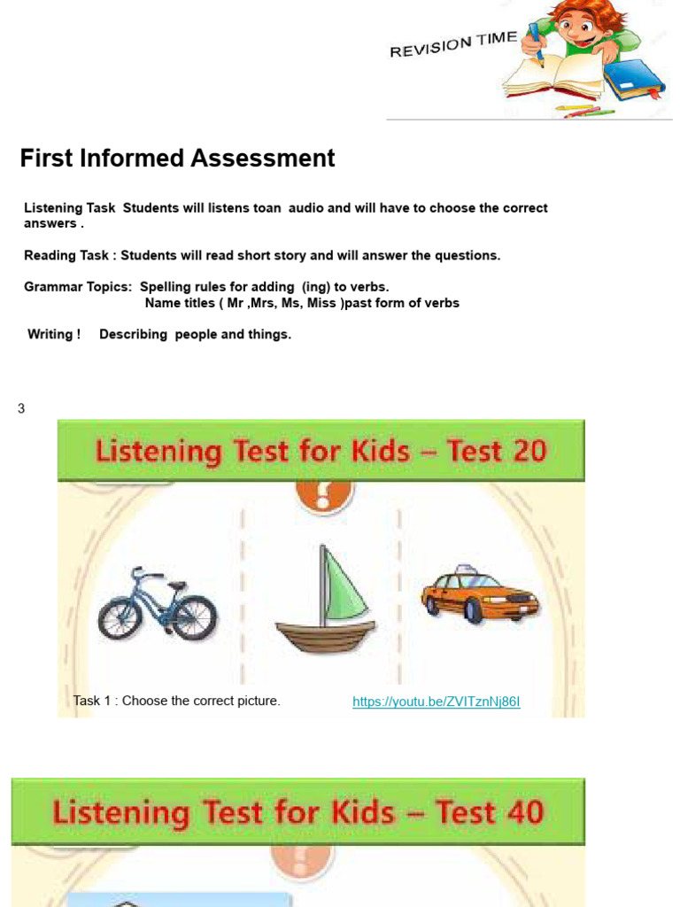 Revision Pack GR 3 | PDF