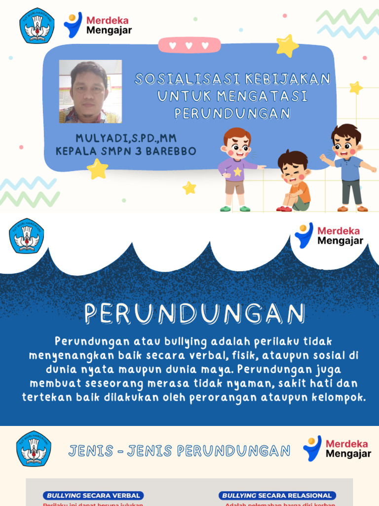 Aksi Nyata Mulyadi, S.PD.,MM Anti Perundungan | PDF