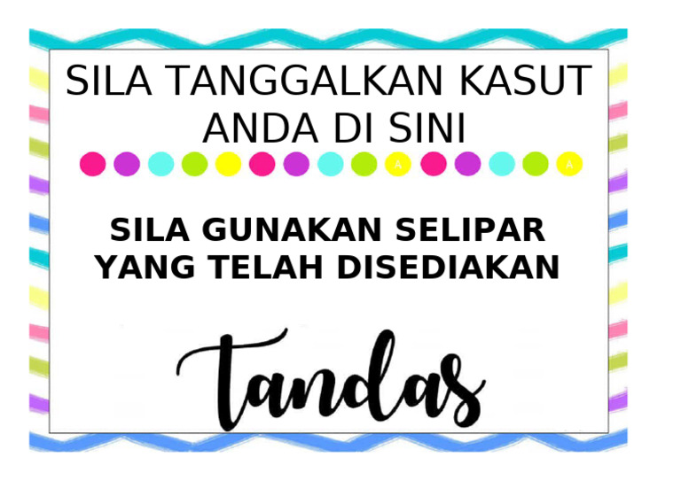 Tanggalkan Selipar | PDF