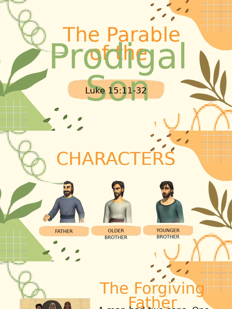 The Parable of The Prodigal Son | PDF | Religion & Spirituality