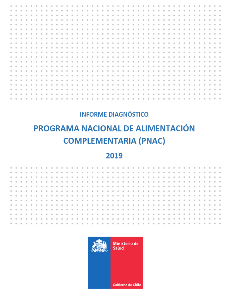 Informe Diagnostico PNAC | PDF | Amamantamiento | Leche